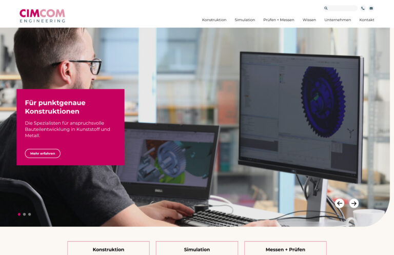 Projekt Cimcom Engineering AG – Valpix GmbH | Deine Agentur für's Web ...